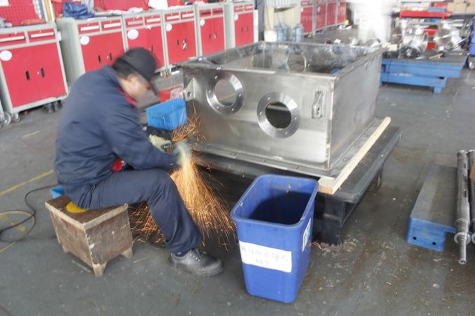 Small 30 Bags/H Automatic Slitter For With Hopper Screw Feeder